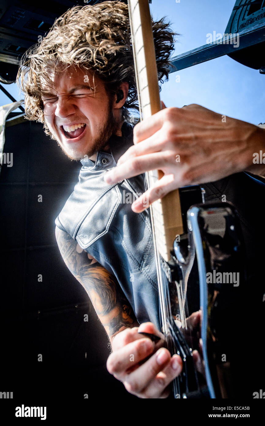 July 25, 2014 - Toronto, Ontario, Canada - American metalcore band ...