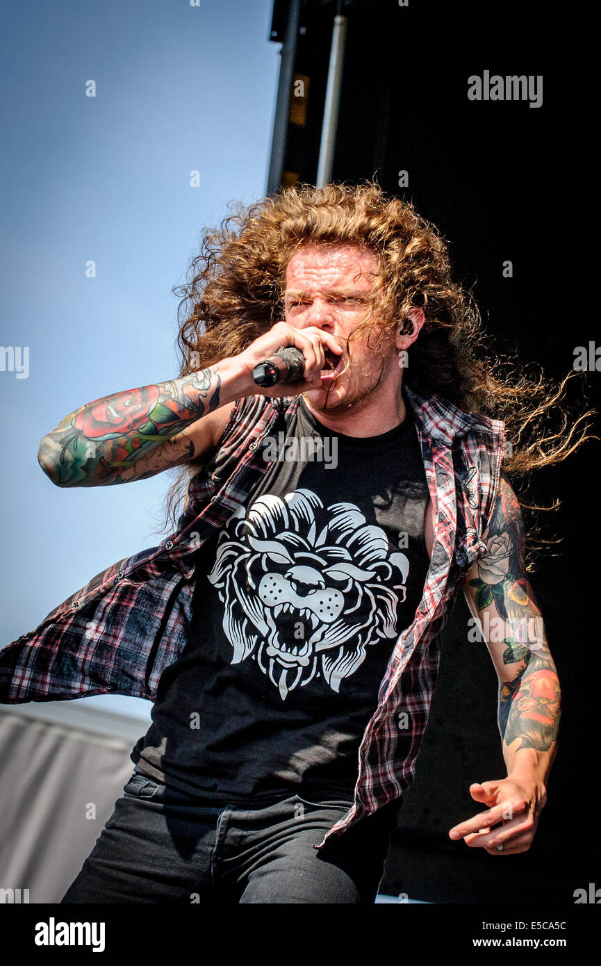 July 25, 2014 - Toronto, Ontario, Canada - American metalcore band ...