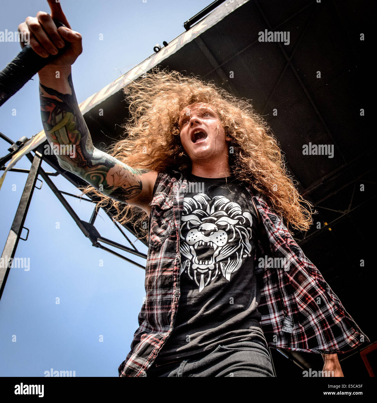 July 25, 2014 - Toronto, Ontario, Canada - American metalcore band ...
