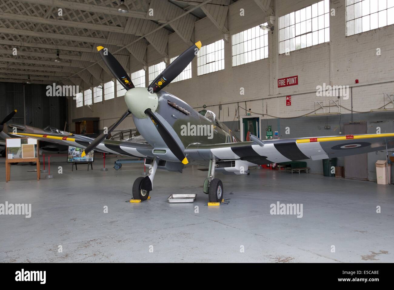 Spitfire at Imperial War Museum, Duxford, Cambridge Stock Photo - Alamy