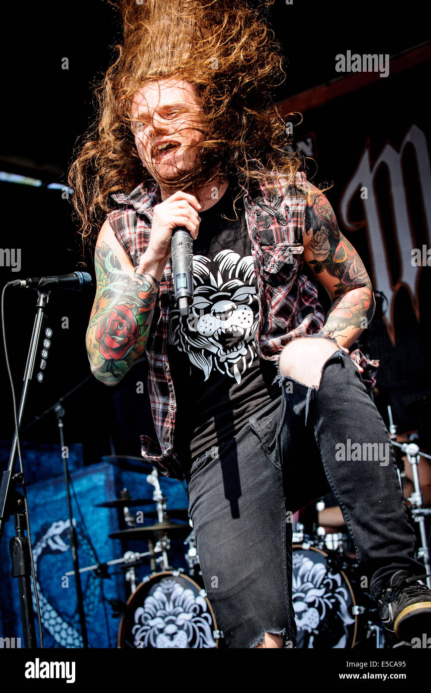 July 25, 2014 - Toronto, Ontario, Canada - American metalcore band ...