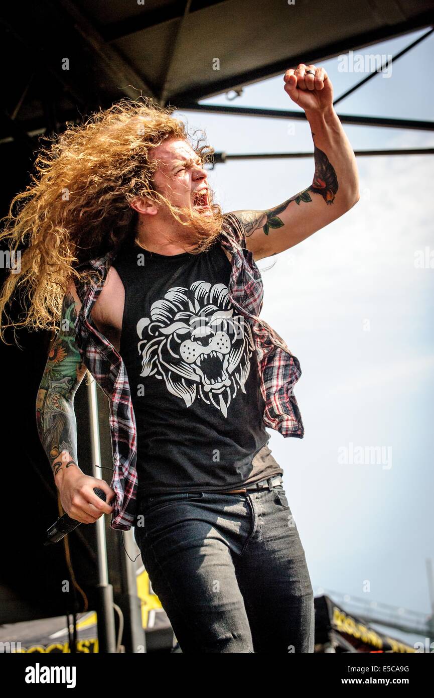 July 25, 2014 - Toronto, Ontario, Canada - American metalcore band ...