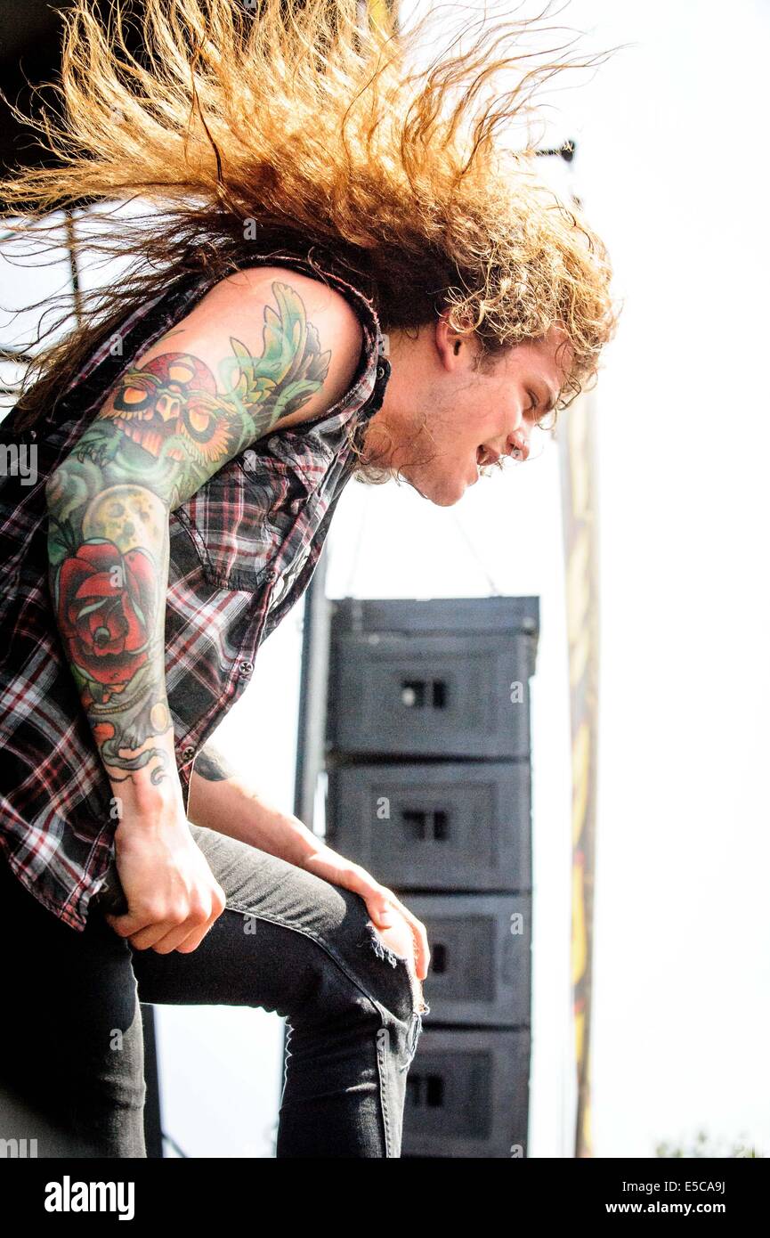 July 25, 2014 - Toronto, Ontario, Canada - American metalcore band ...