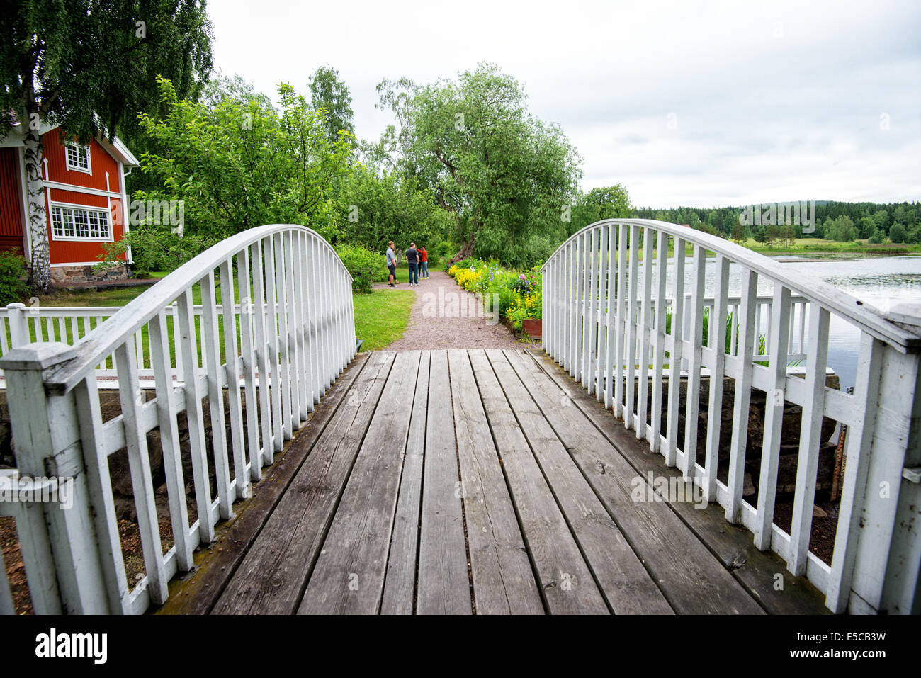 The world famous home of Swedish artists Carl and Karin Larsson at ...