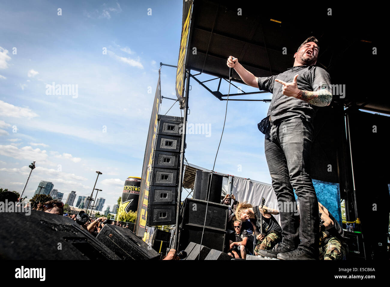 July 25, 2014 - Toronto, Ontario, Canada - American deathcore band ...
