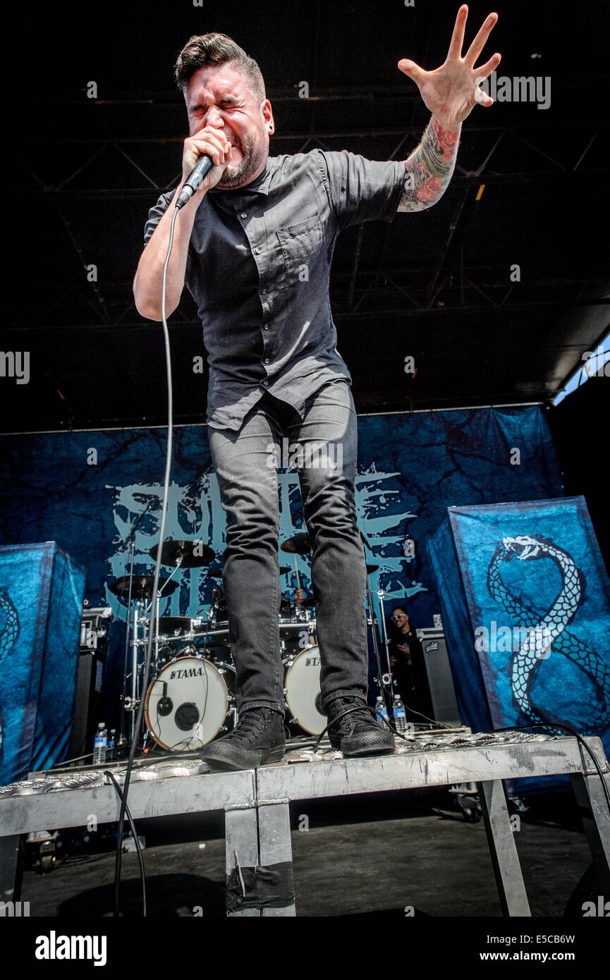 July 25, 2014 - Toronto, Ontario, Canada - American deathcore band ...