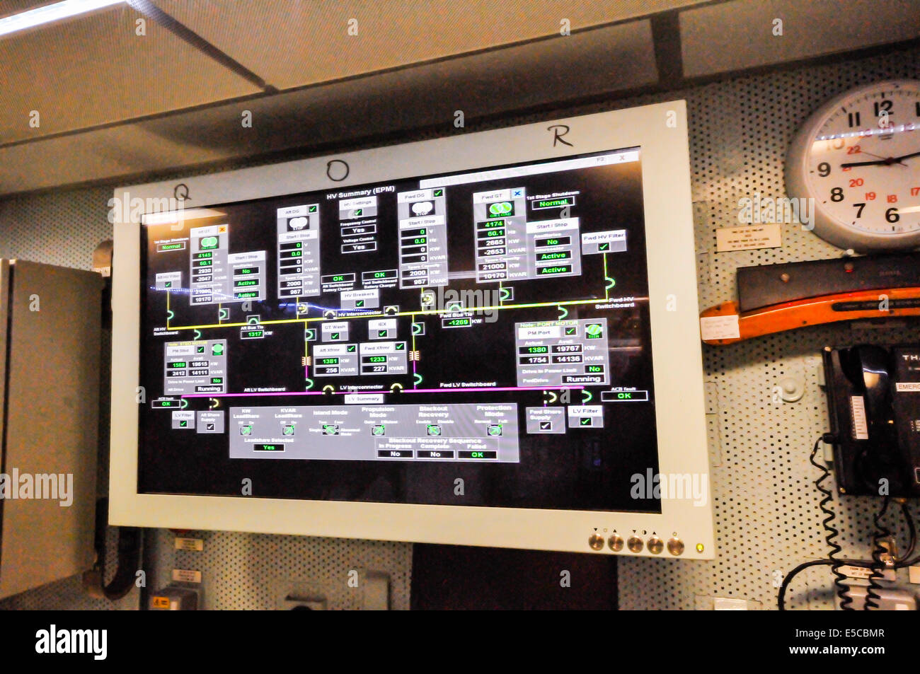 The engine room of the battleship hi-res stock photography and images ...