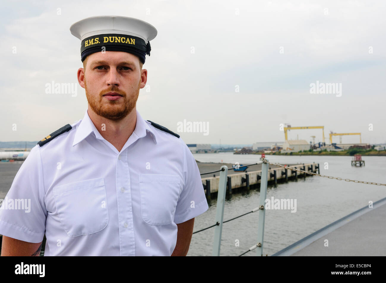 Belfast, Northern Ireland. 26/07/2014 - Engineering Technician Fox ...