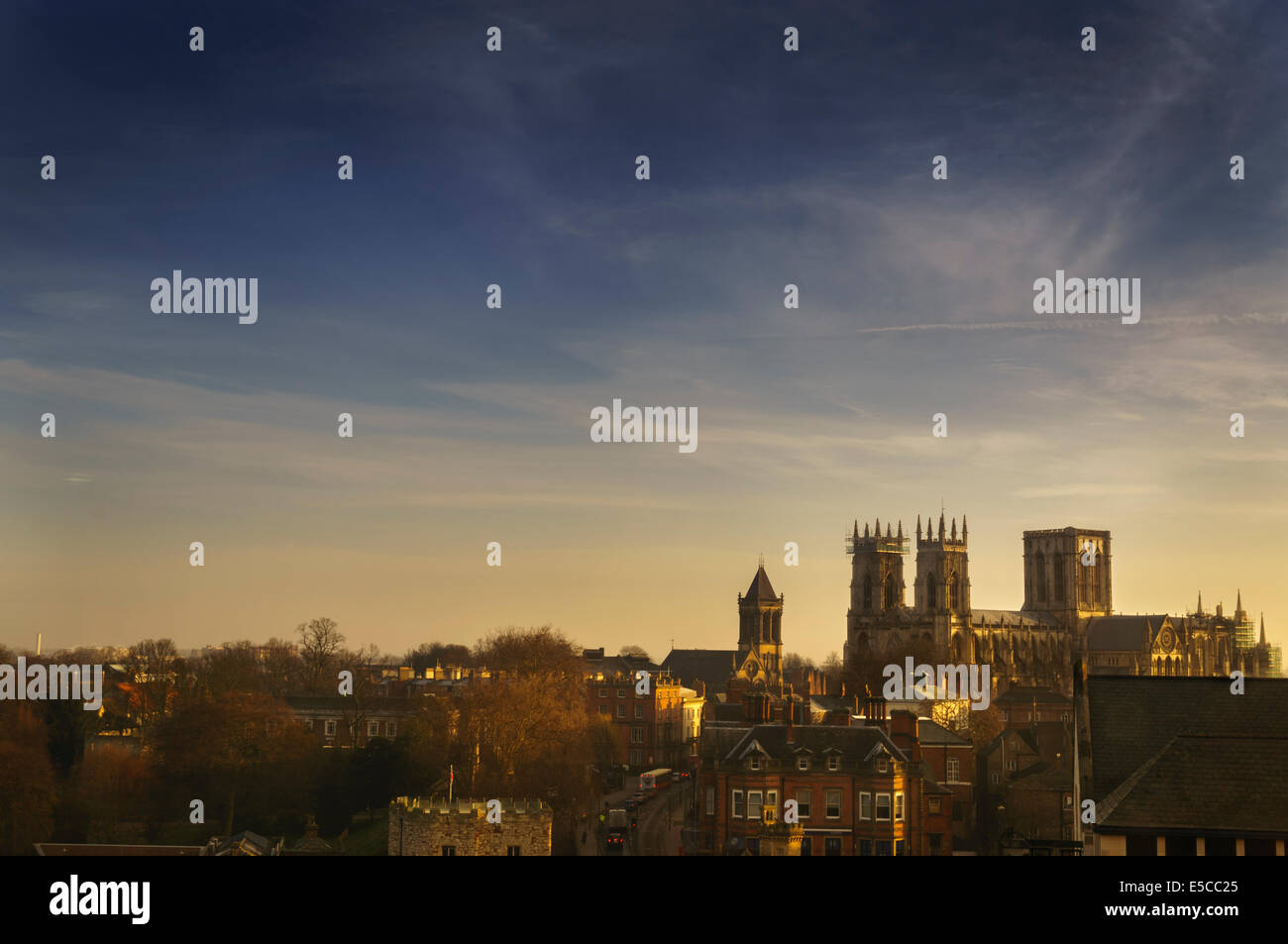 Sunset York Minster Stock Photo - Alamy
