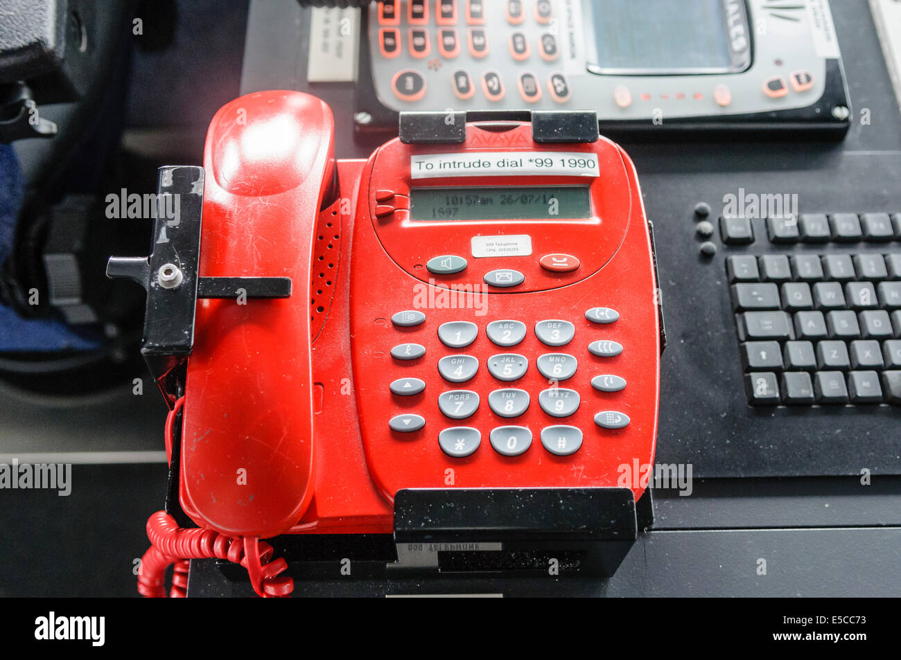 Belfast, Northern Ireland. 26/07/2014 - A Red Emergency secure ...