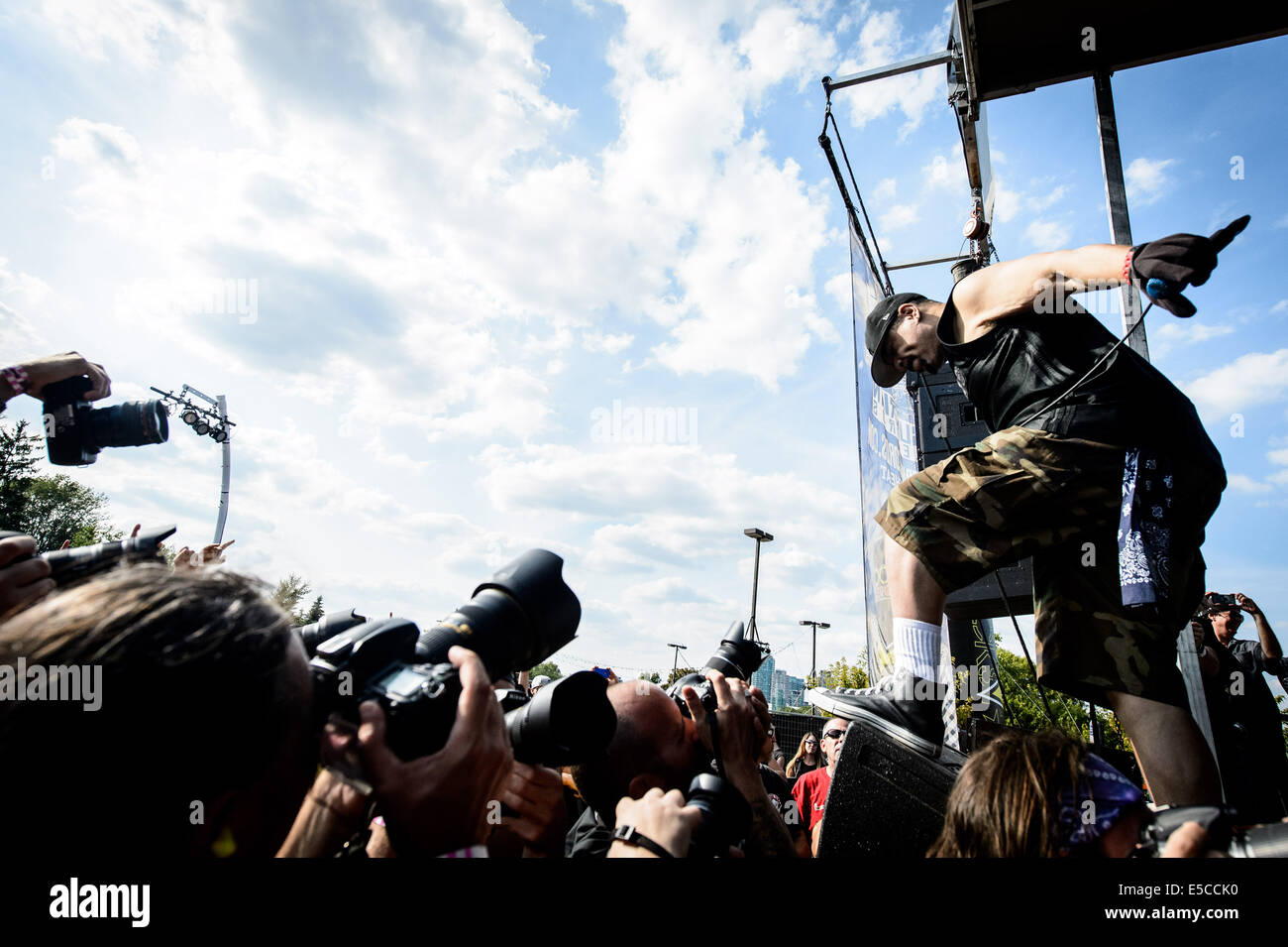 Toronto, Ontario, Canada. 25th July, 2014. American thrash metal band ...