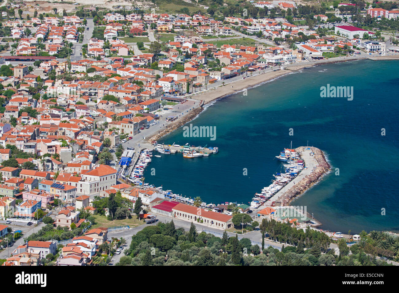 Scenic view of Yenifoça İzmir Turkey Stock Photo - Alamy