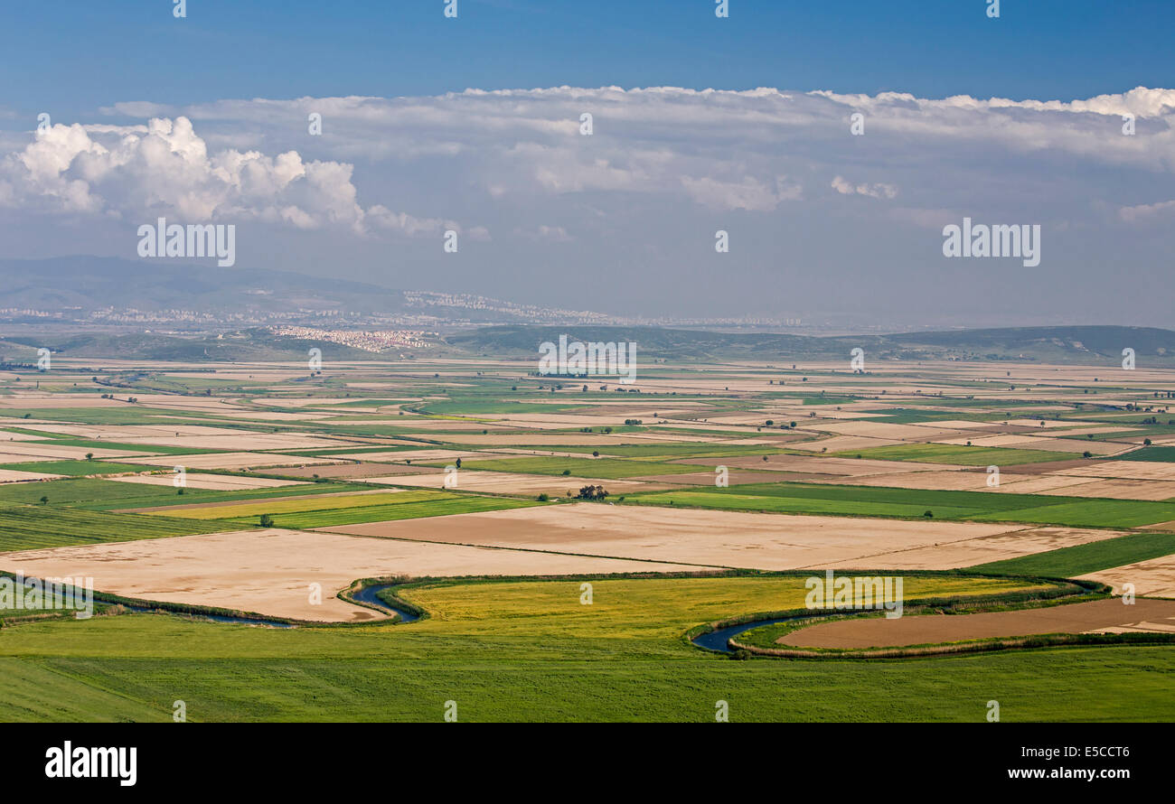 Agricultural field around Gediz River İzmir Turkey Stock Photo - Alamy
