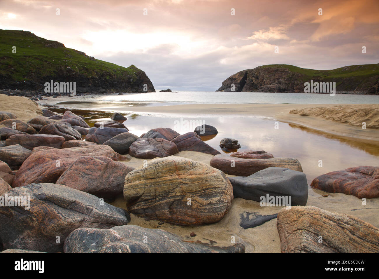 The sunsets @ Bagh Dhail Beag, Isle Of Lewis #9562 Stock Photo - Alamy