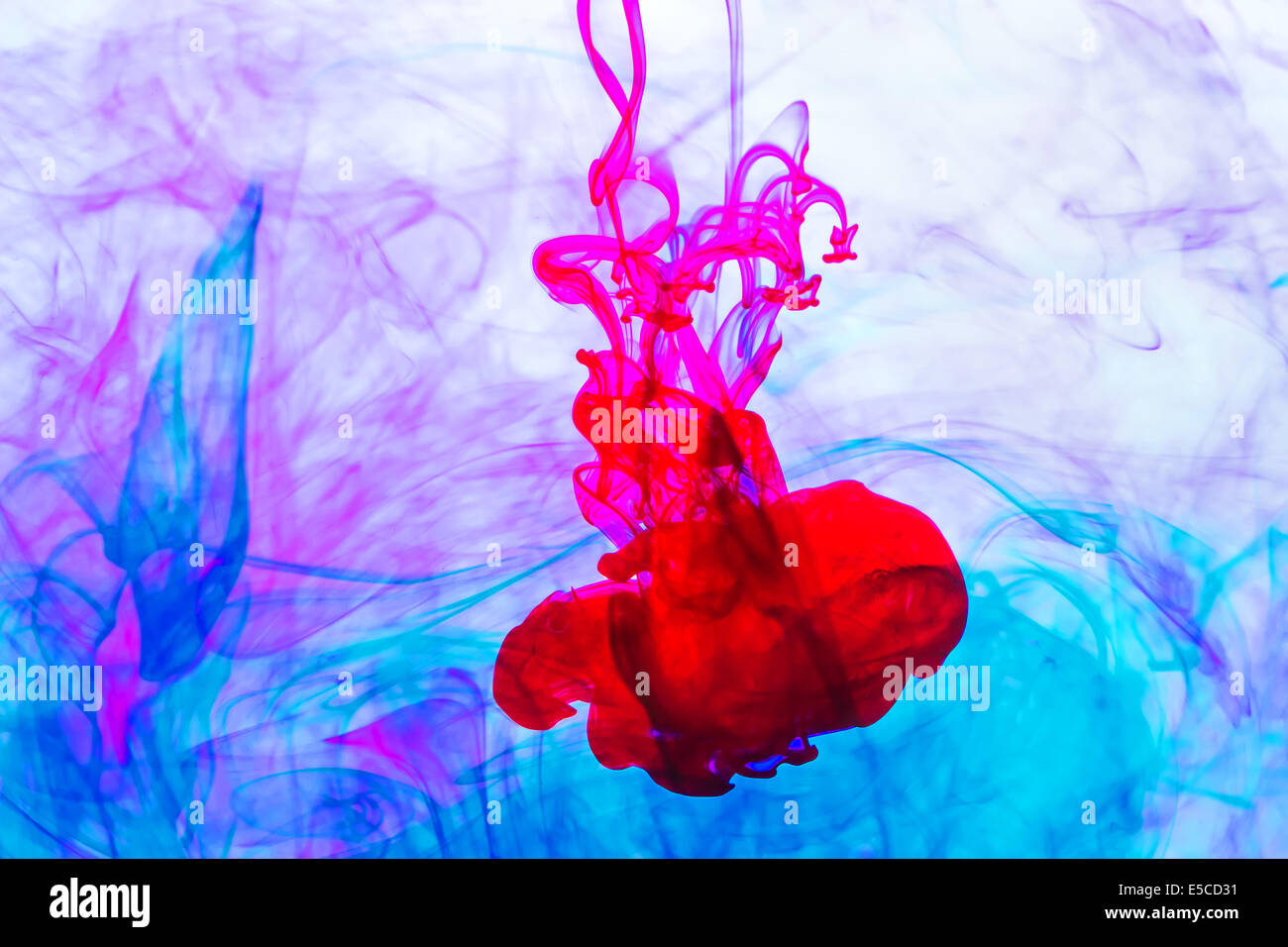 Ink wave paint water mix hi-res stock photography and images - Alamy