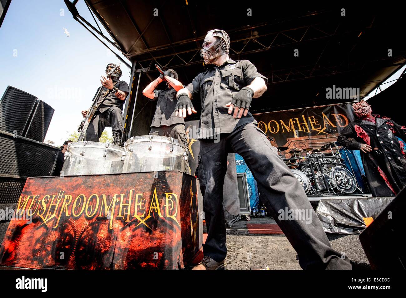 Toronto, Ontario, Canada. 25th July, 2014. American metal band ...