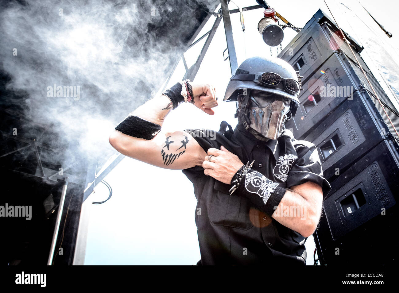 Toronto, Ontario, Canada. 25th July, 2014. American metal band ...