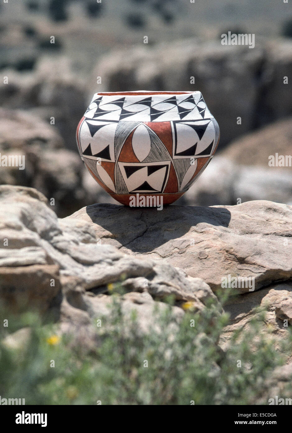 The Southwest is background for prized pottery made by Native Americans ...