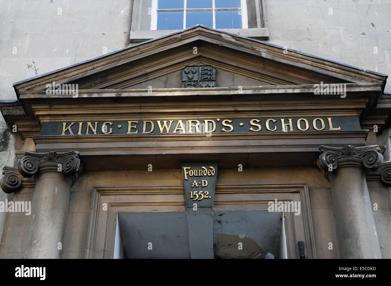 King Edwards School in Bath England, original city centre building ...