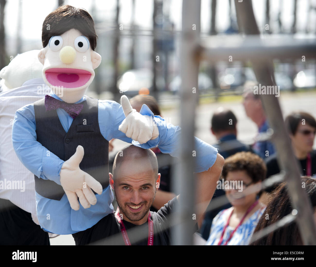 San Diego, California, USA. 26th July, 2014. A Sesame Street type ...