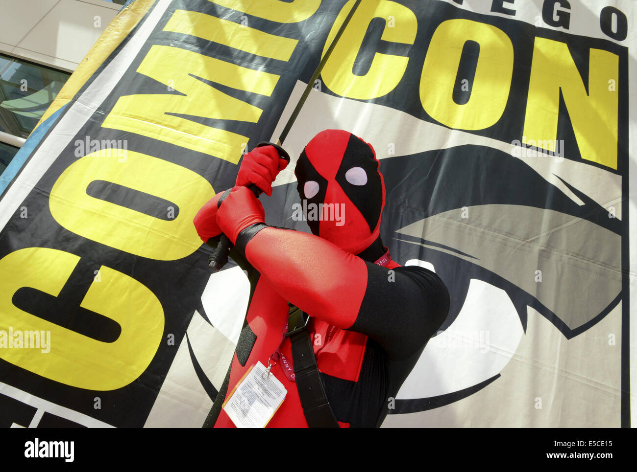 San Diego, California, USA. 26th July, 2014. A Ninja Samurai dressed in ...