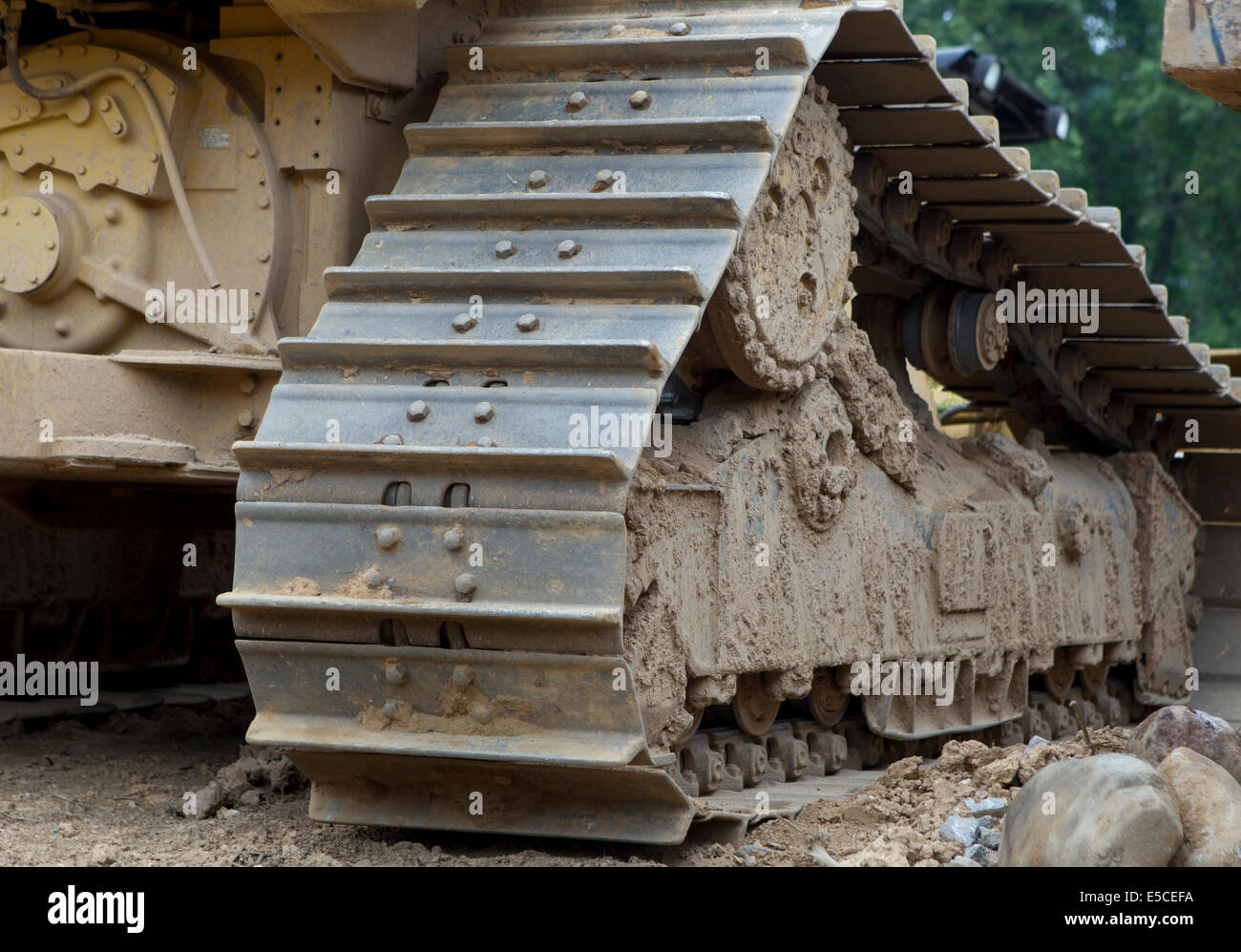 Trucks at a construction site Stock Photo - Alamy