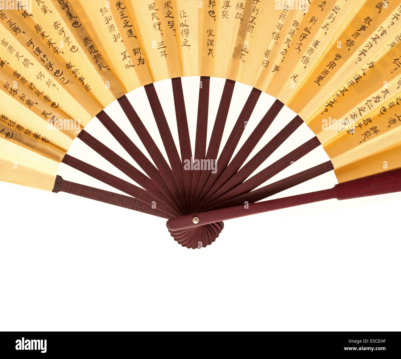 Fan with chinese calligraphy hi-res stock photography and images - Alamy