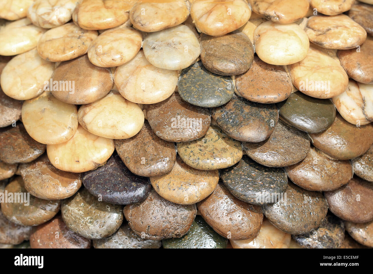 Pebble stone background or texture Stock Photo - Alamy