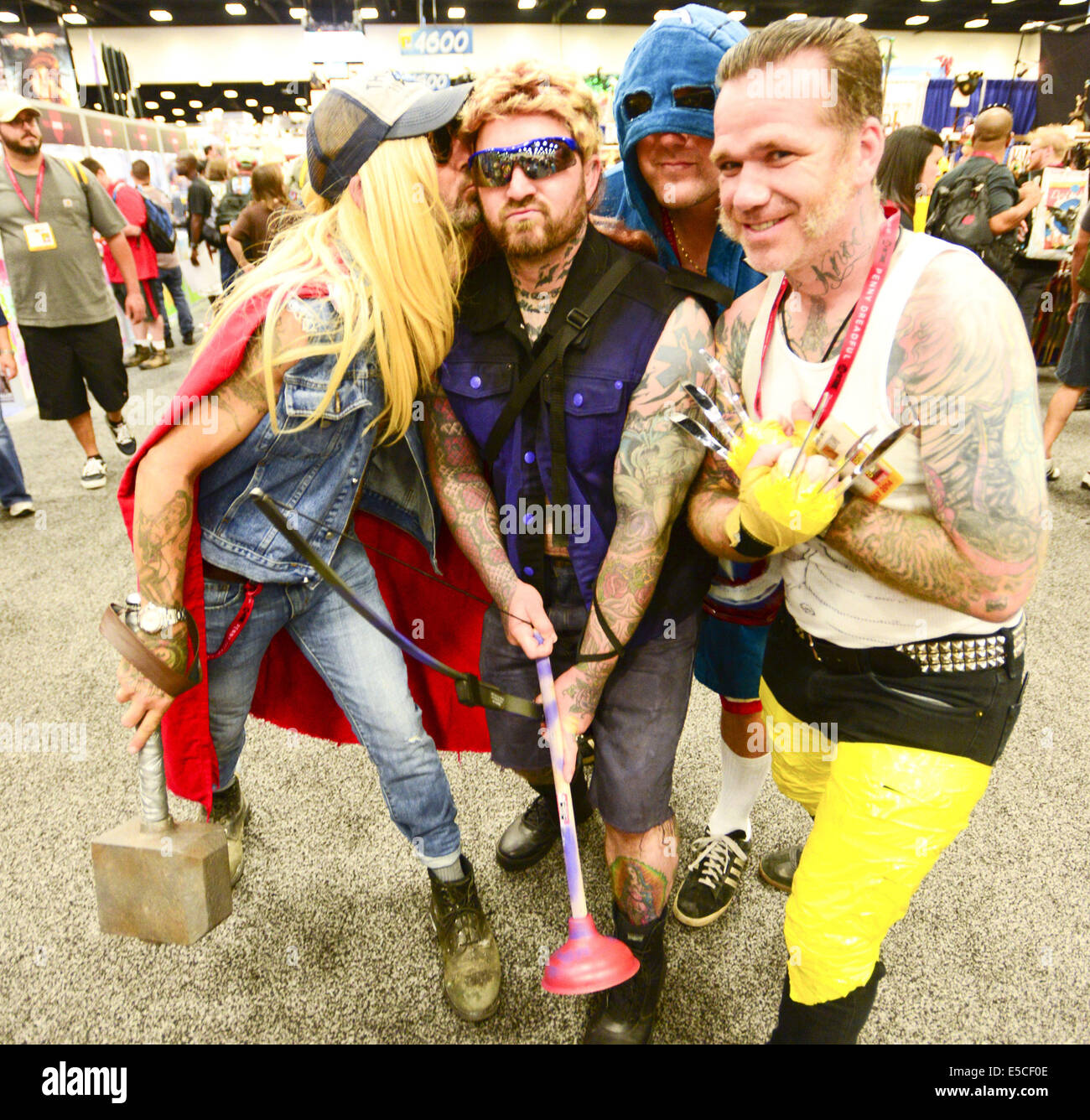 San Diego, California, USA. 26th July, 2014. Colorful Southern ...