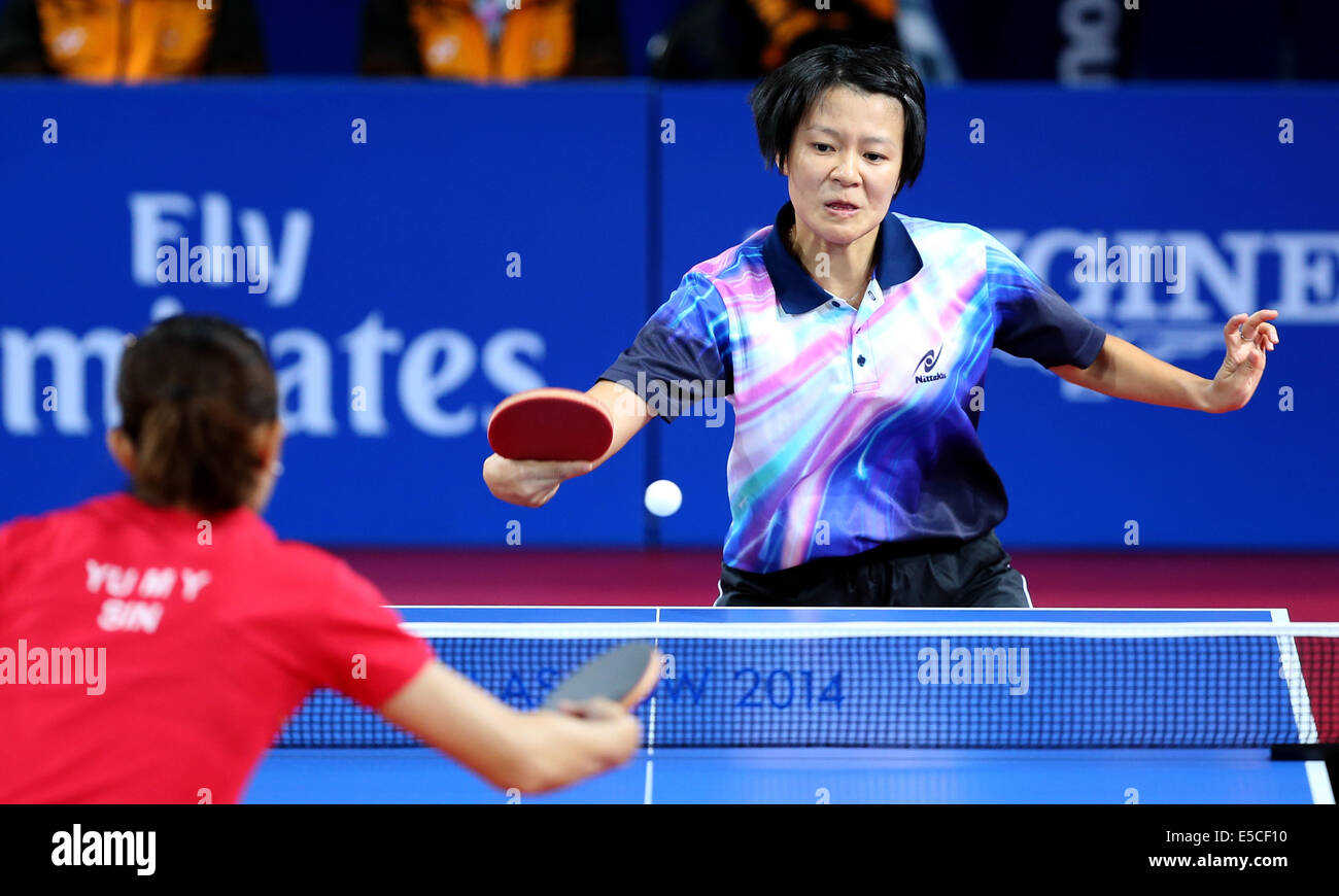 Glasgow, Scotland, UK. 27th July, 2014. Ng Sock Khim of Malaysia ...