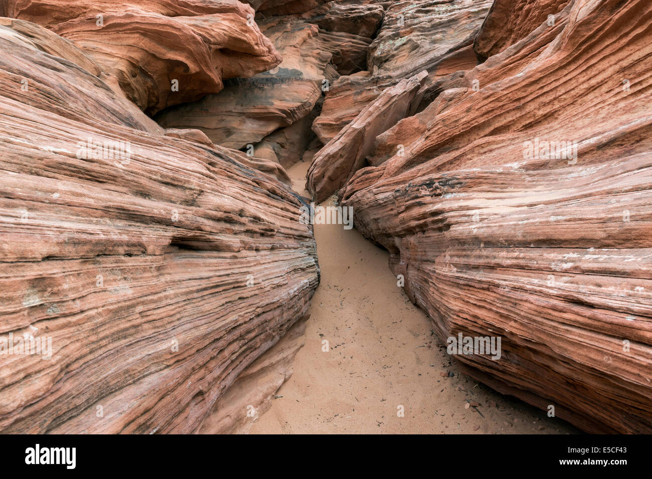 Start of a small slot canyon, Glen Canyon, Arizona Stock Photo - Alamy