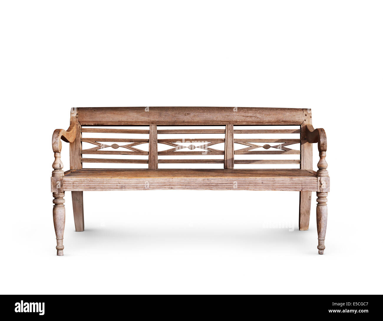 Old wooden benches Cut Out Stock Images & Pictures - Alamy