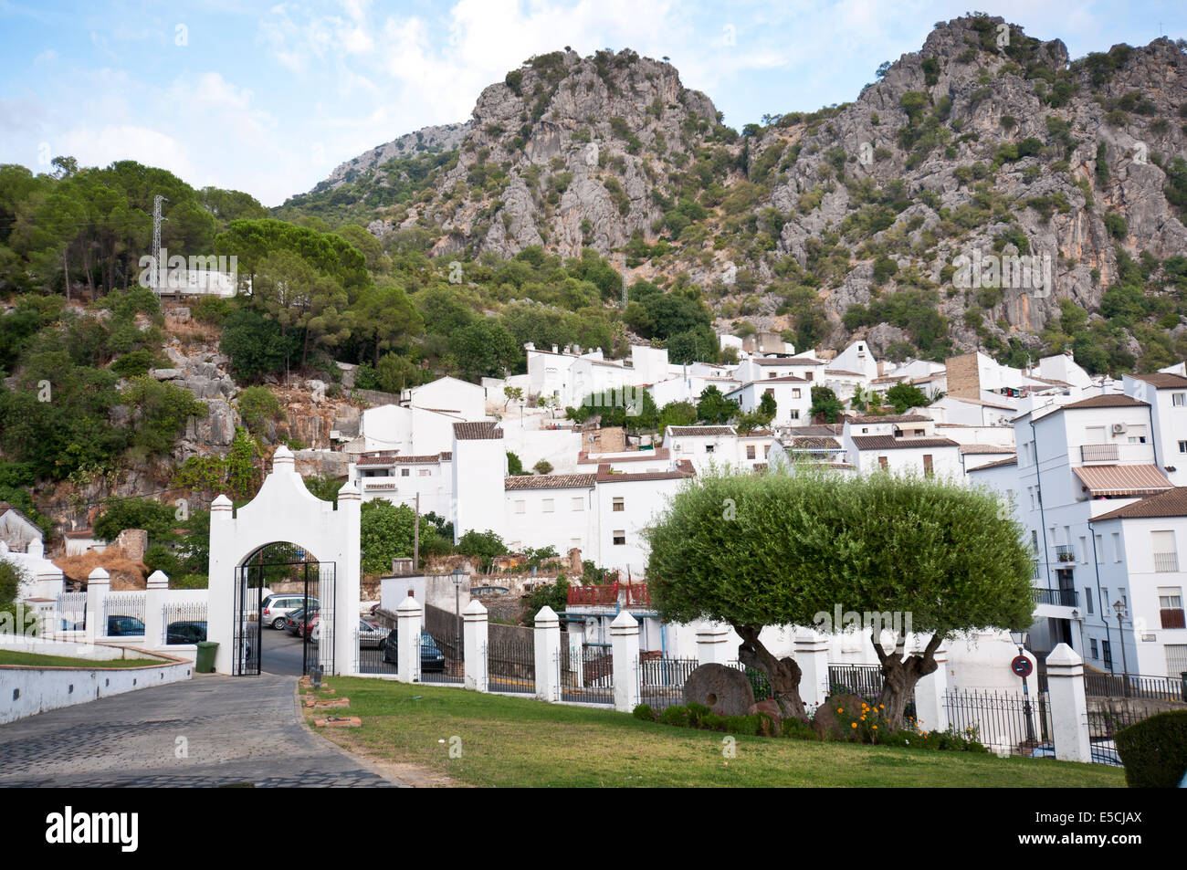 Views of Ubrique from The Capuchinos Convent, Cadiz. This village is ...