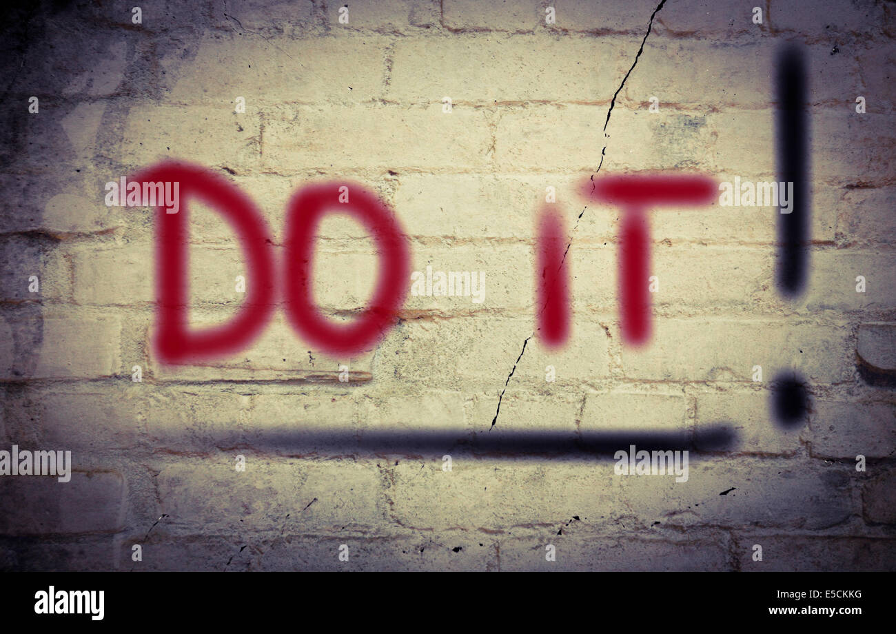 Do It Concept Stock Photo - Alamy