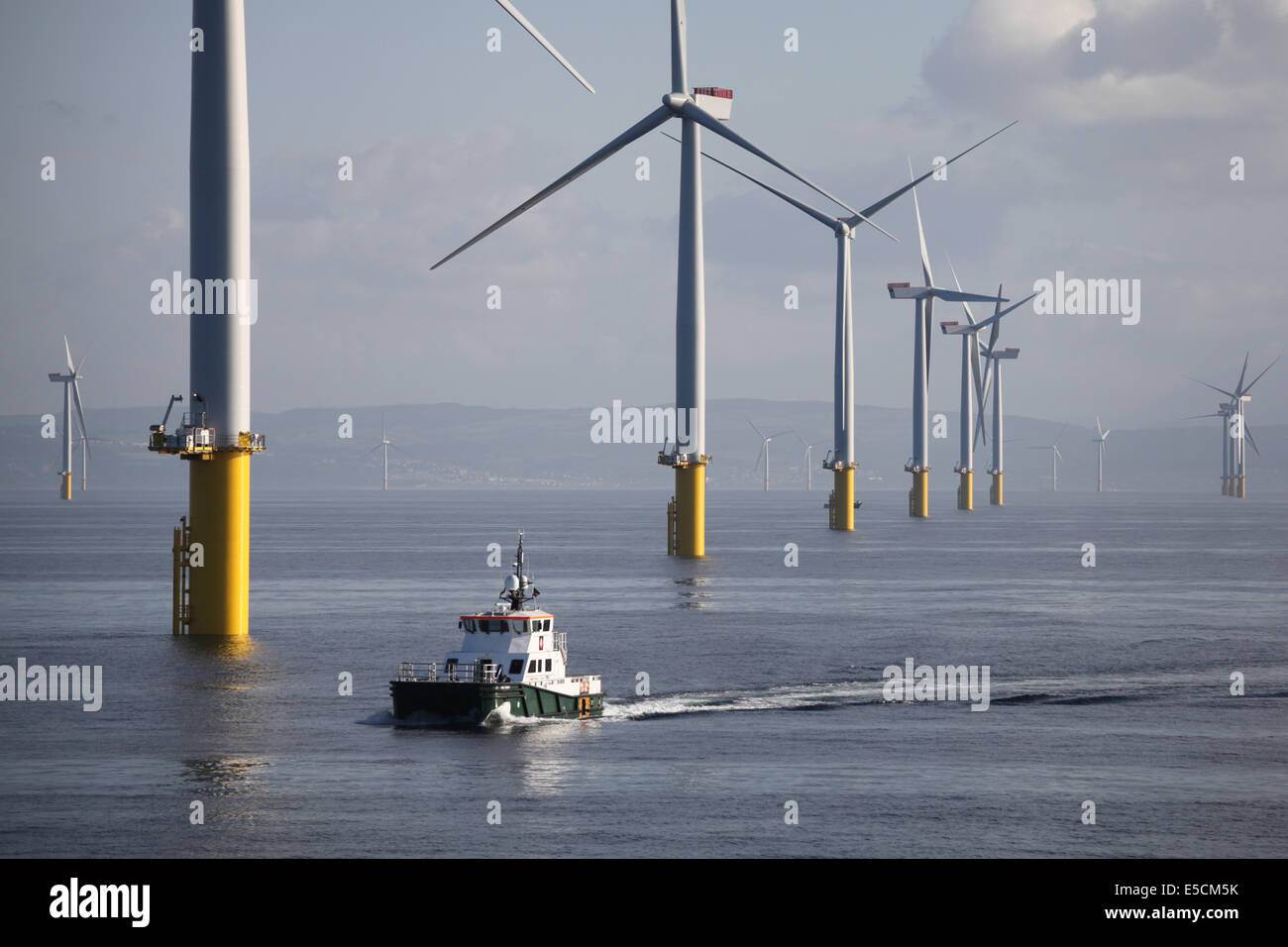 Gwynt y mor offshore wind farm hi-res stock photography and images - Alamy