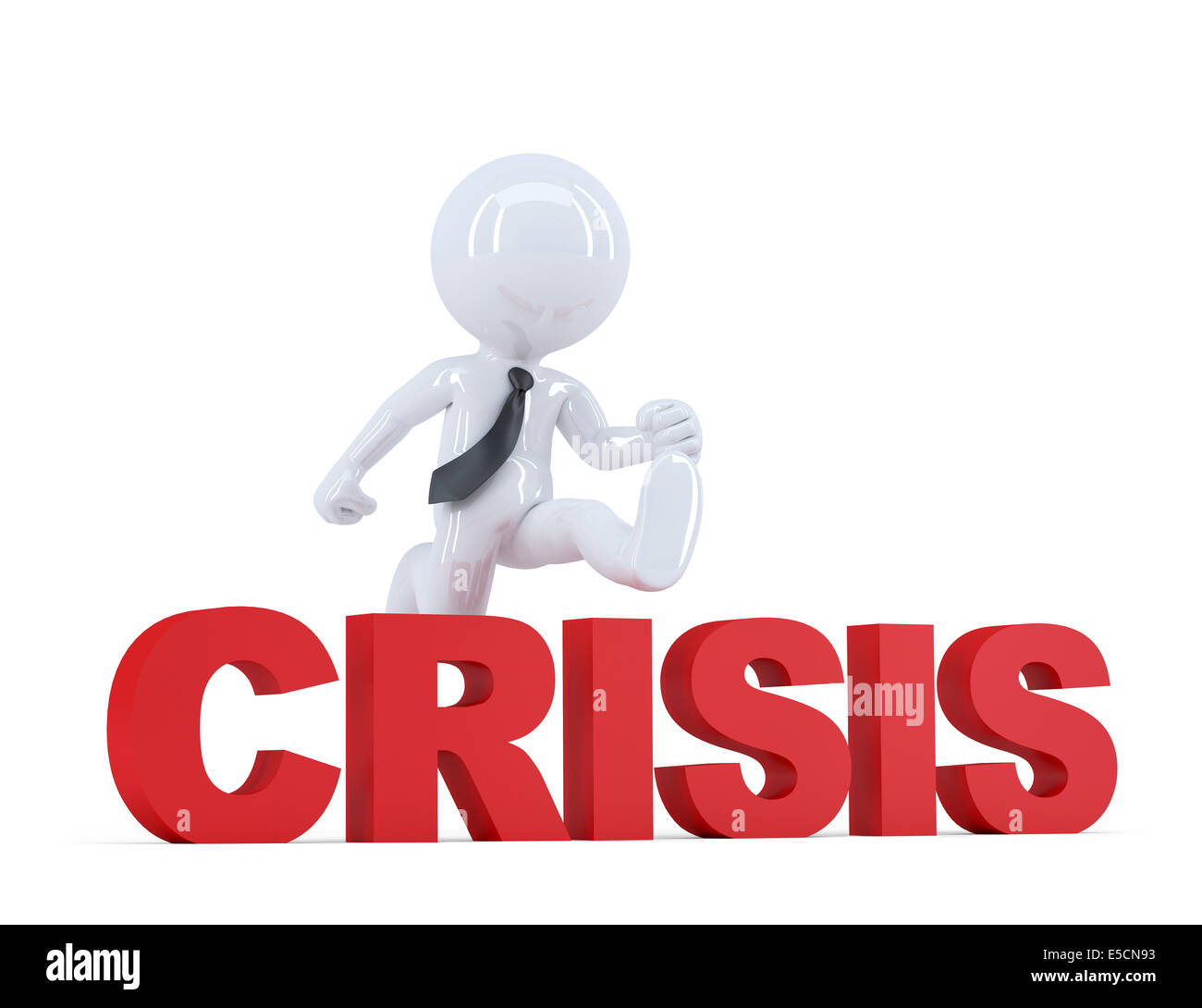 3d business man with tie and briefcase hi-res stock photography and ...