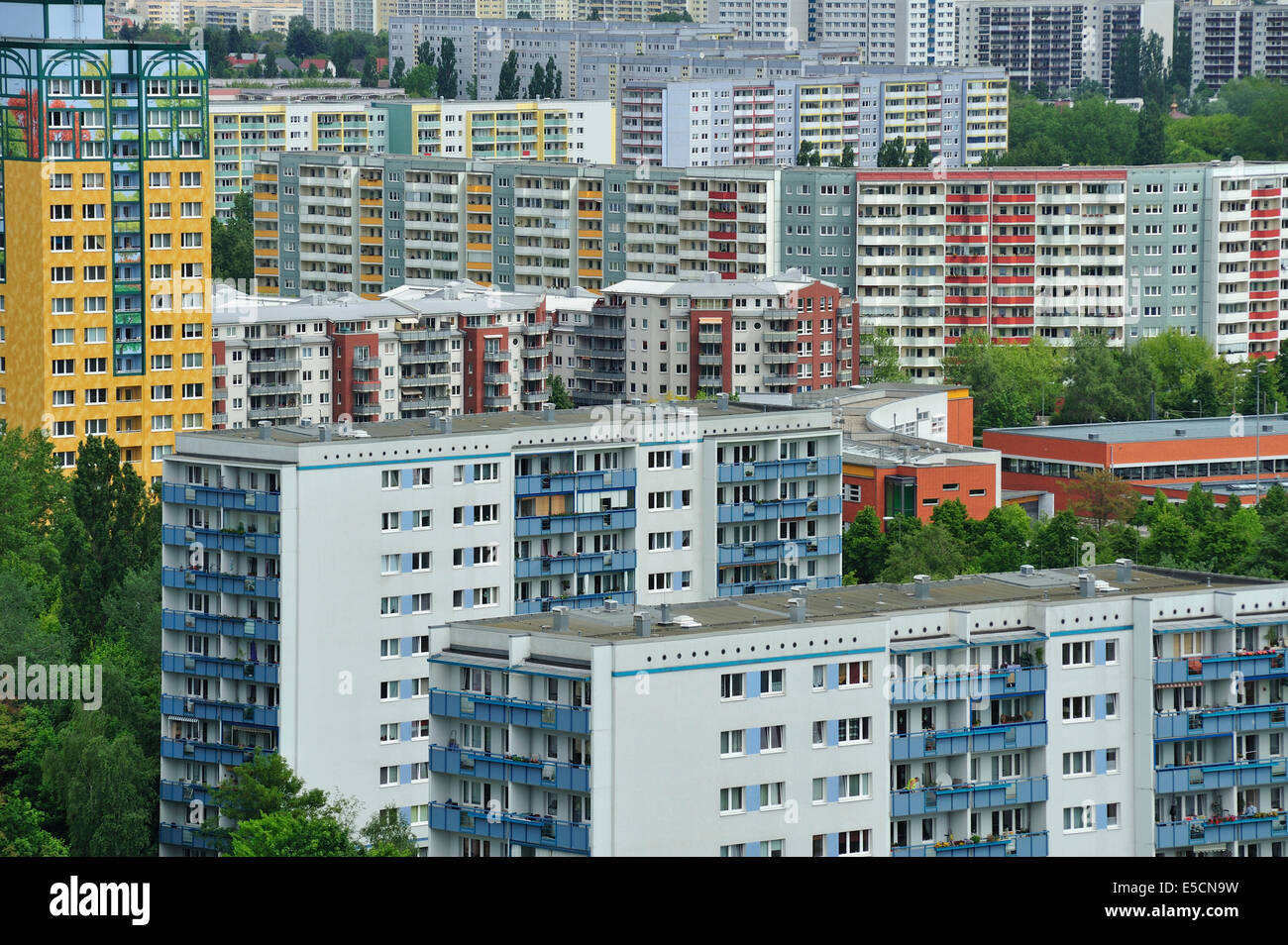 Plattenbau housing estate, Marzahn, Berlin, Germany Stock Photo - Alamy