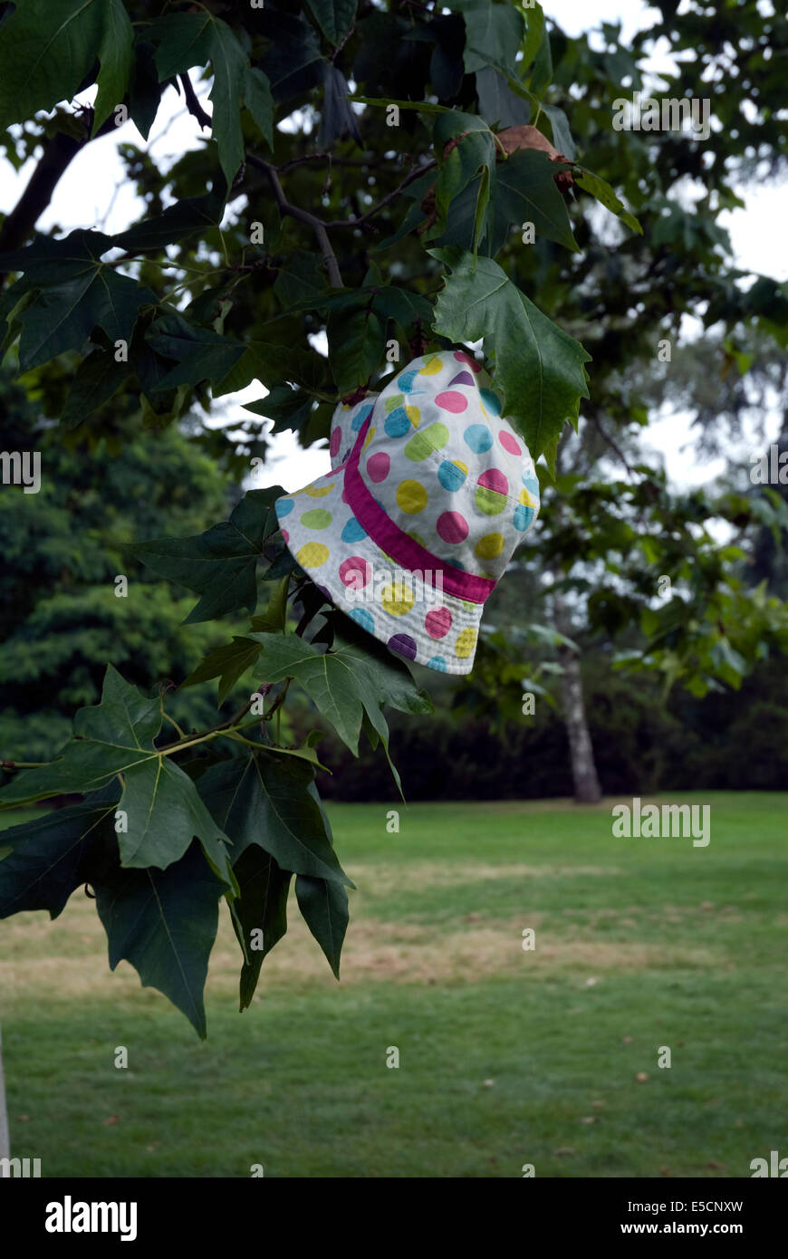 Child's hat hanging hi-res stock photography and images - Alamy
