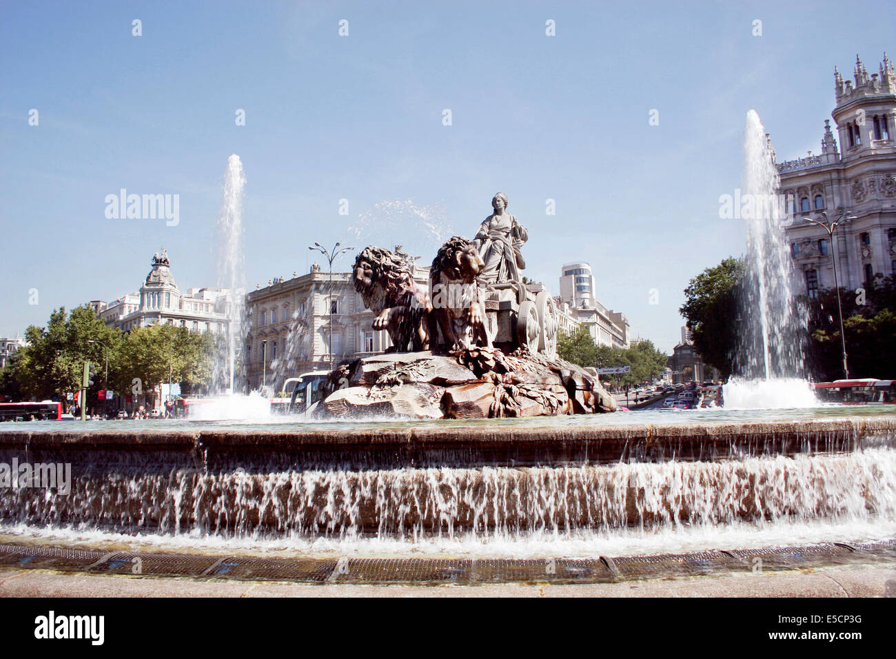 cibeles fountain, madrid, spain Stock Photo - Alamy