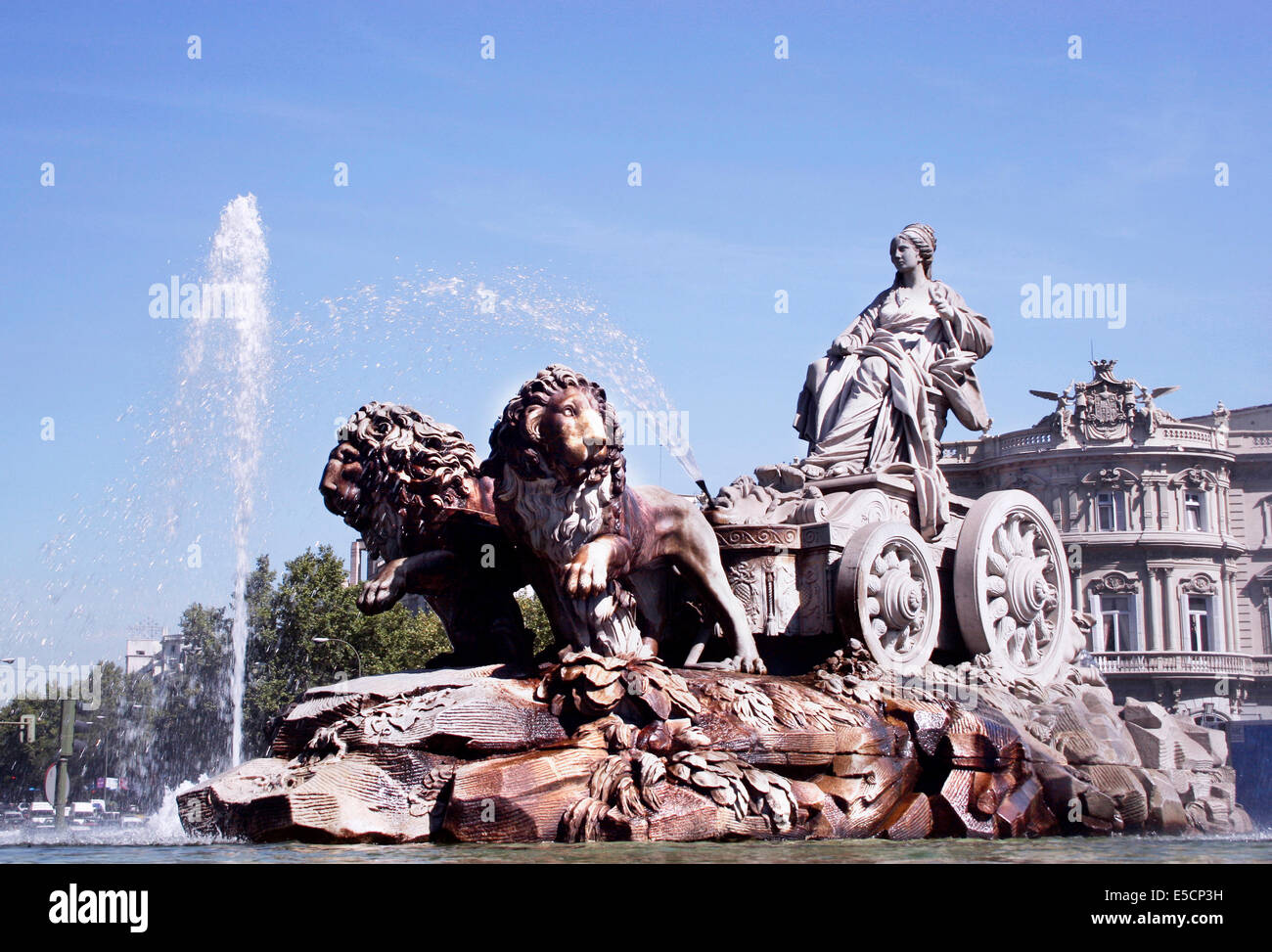 cibeles fountain, madrid, spain Stock Photo - Alamy