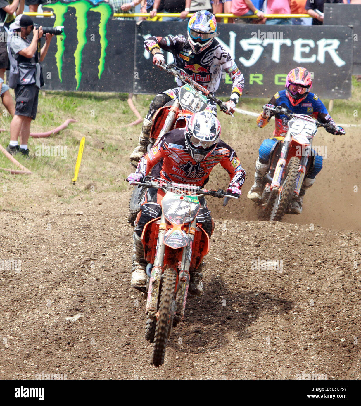 July 27, 2014 - Loket, Czech Republic - 17 BUTRON Jose/ ESP/KTM KTM ...