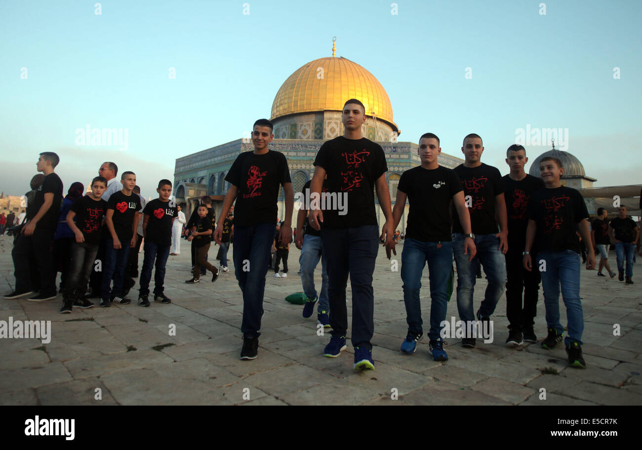 Jerusalem, Jerusalem, Palestinian Territory. 28th July, 2014 ...