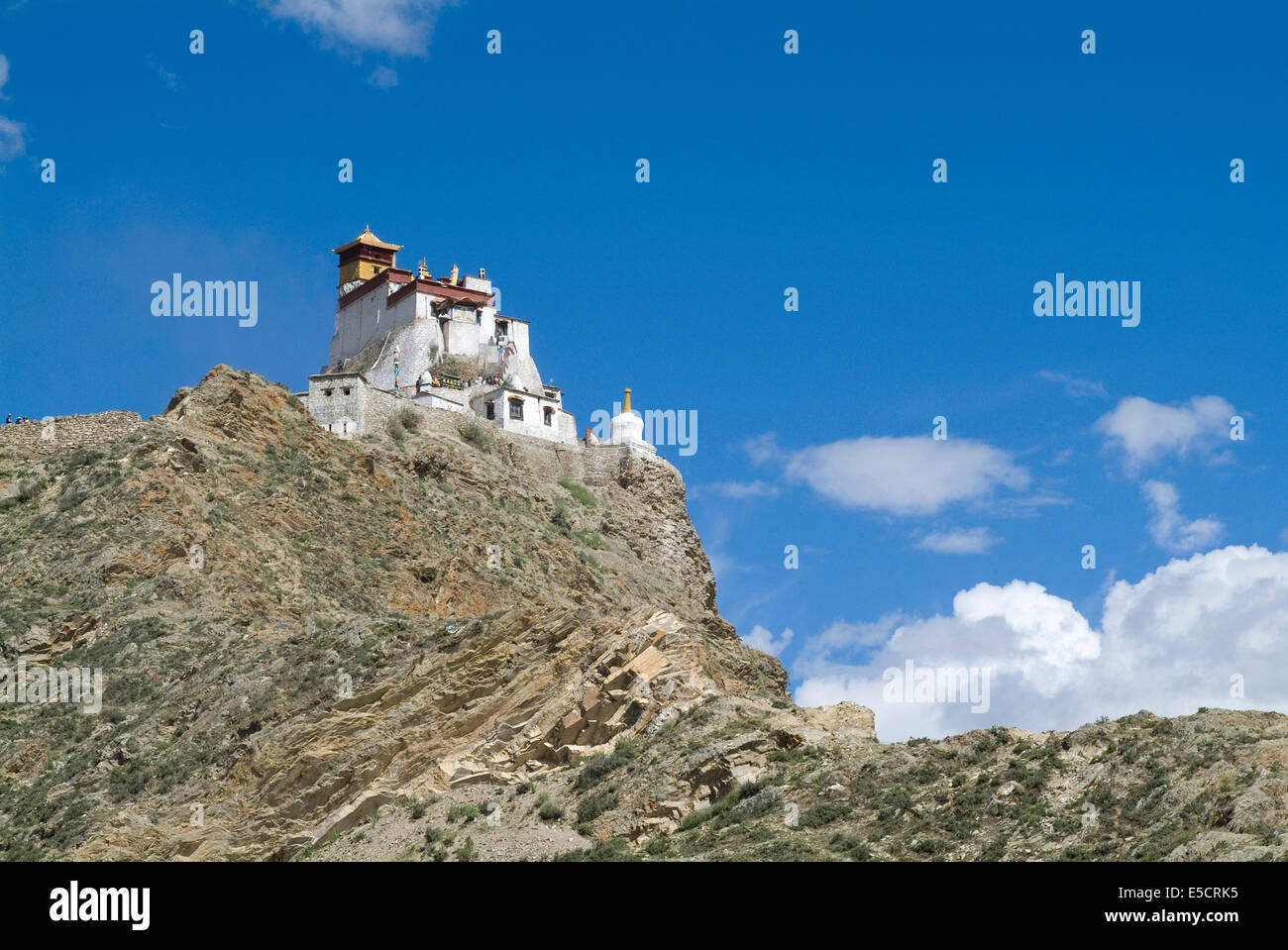 Yumbulagang, (a rebuilding of) the oldest building and palace in Tibet ...