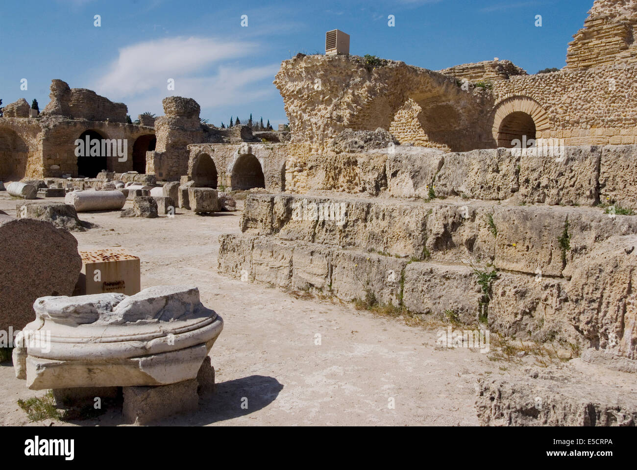 Archaeological site of carthage ruins hi-res stock photography and ...
