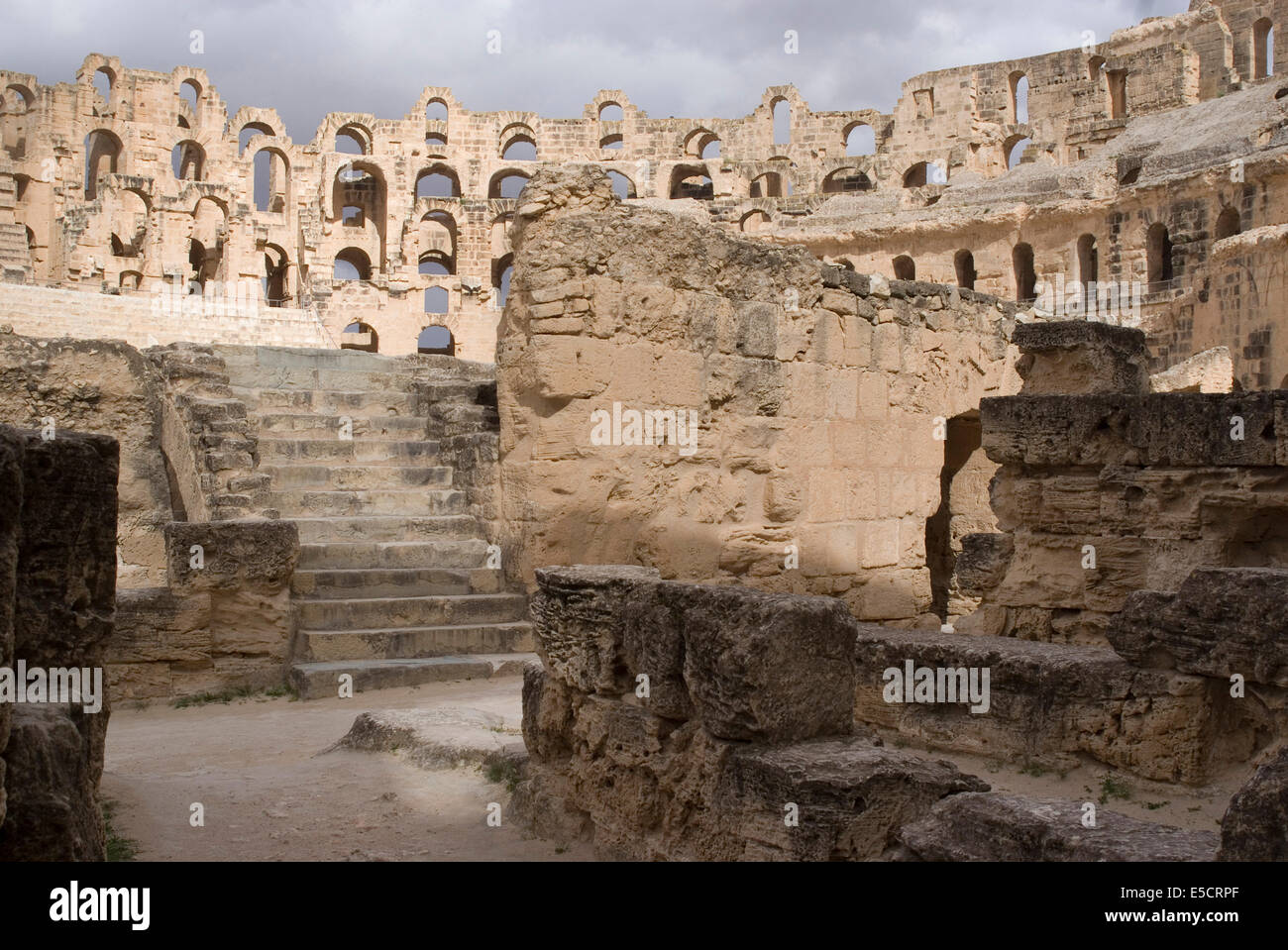 Remains of a Roman amphitheatre, the 3rd biggest still remaining today ...