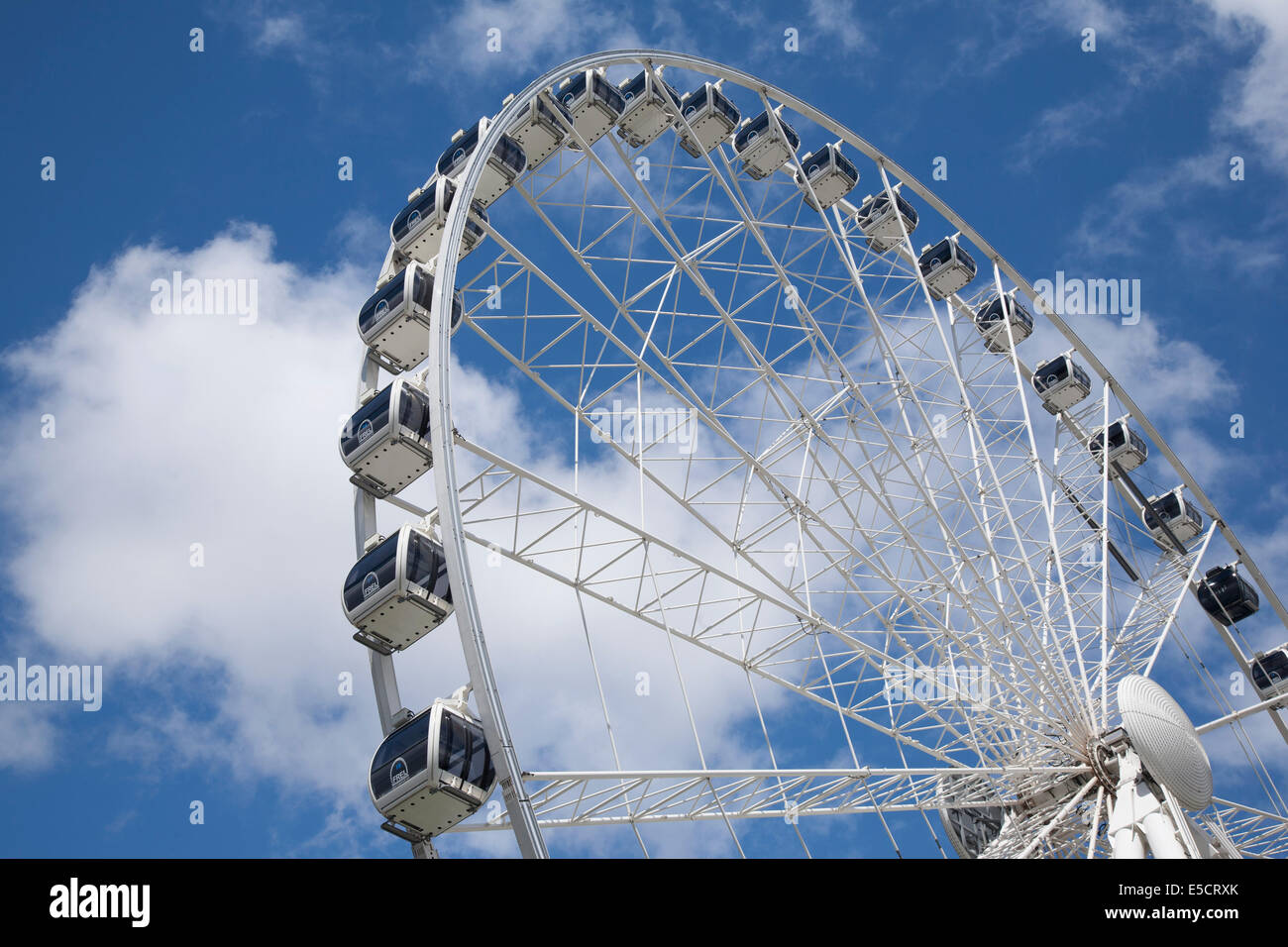 Big Wheel, Piccadilly Gardens, Manchester, England, UK Stock Photo - Alamy