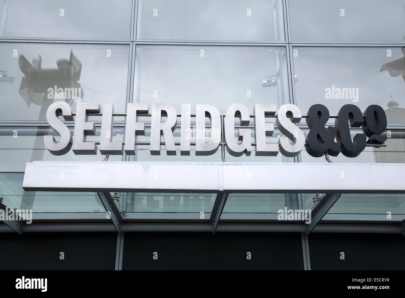 Selfridges Shop Sign, Manchester; England; UK Stock Photo - Alamy