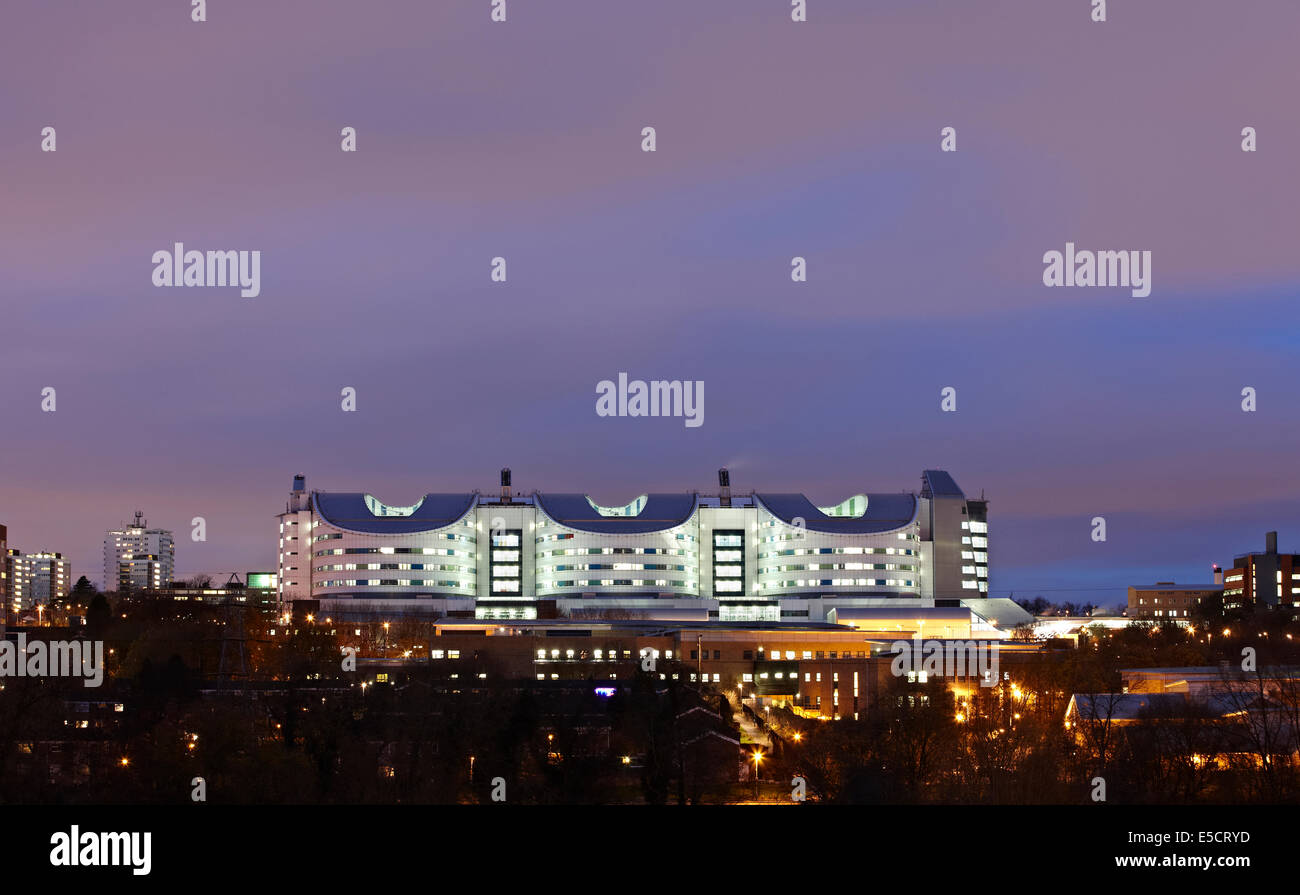 QE or Queen Elizabeth Hospital Edgbaston Birmingham built under the ...