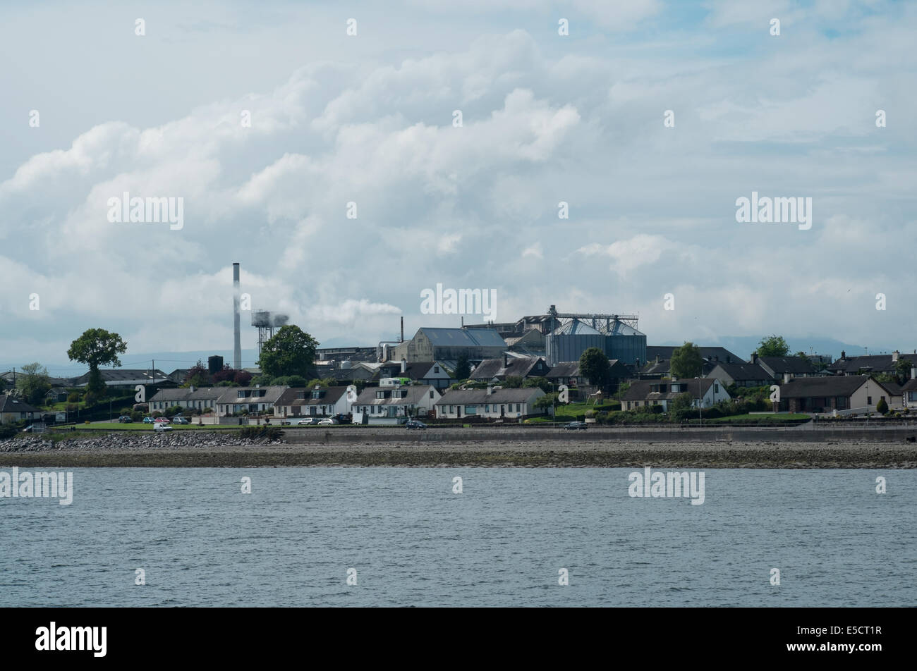 Scotch whisky malting works Invergordon Scotland Great Britain Stock ...