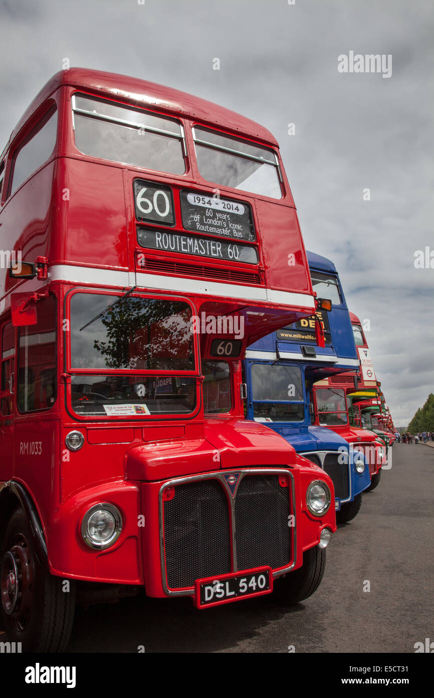 Routemaster bus, 60 years celebration Stock Photo - Alamy